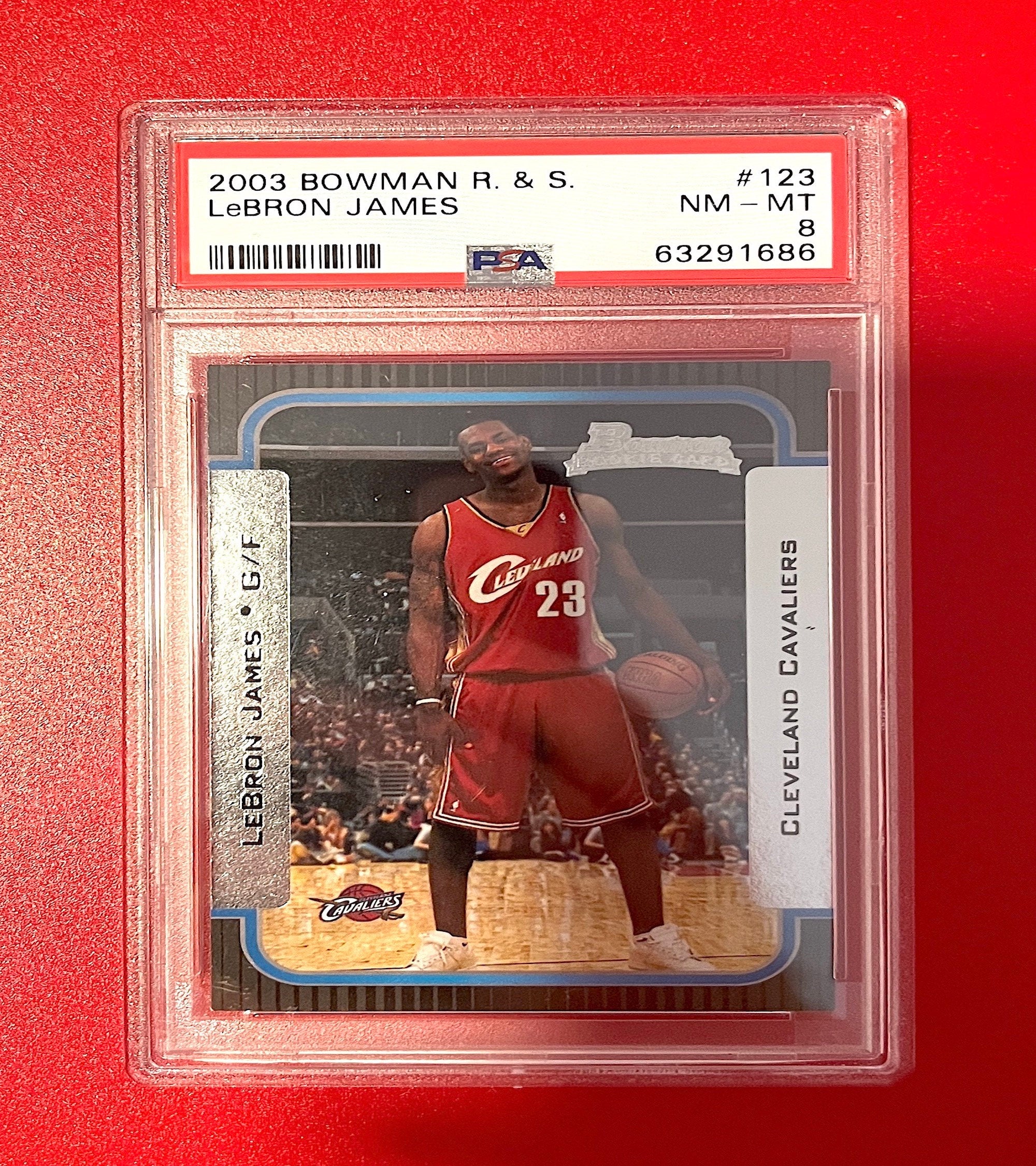 Lebron James Bowman PSA 8 Rookie NBA Hot Pack Guaranteed Hit Chase Pac ...